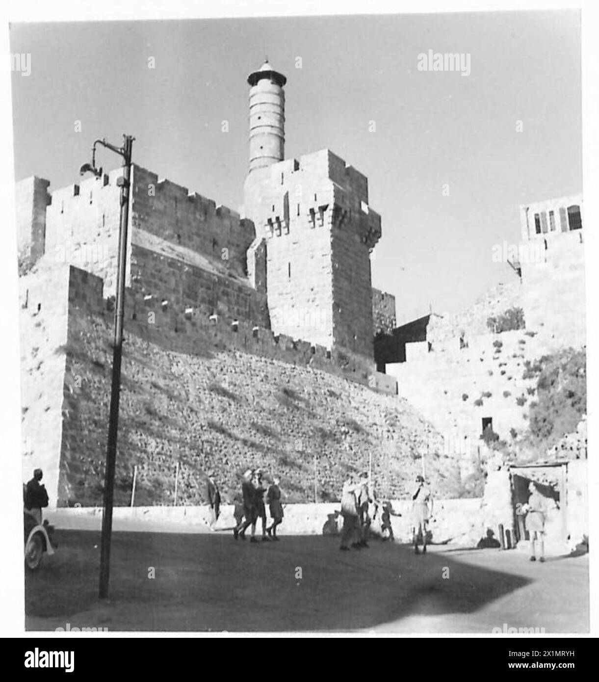 General Dentz arrives in Jerusalem under escort while Vichy officers ...