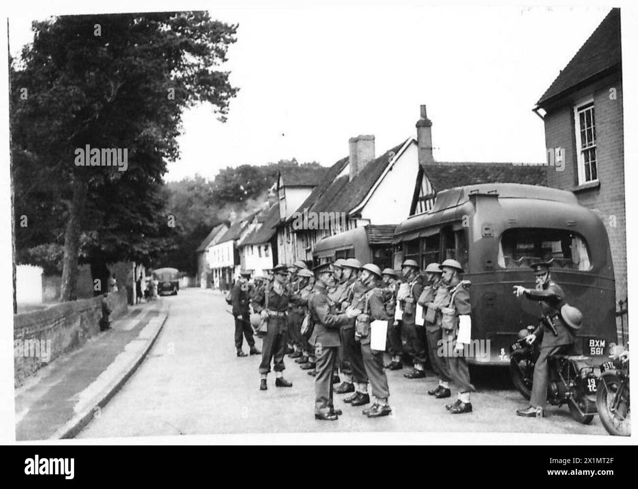 THE NEW TRAFFIC CONTROL ARMY UNIT - On arrival at their destination the ...
