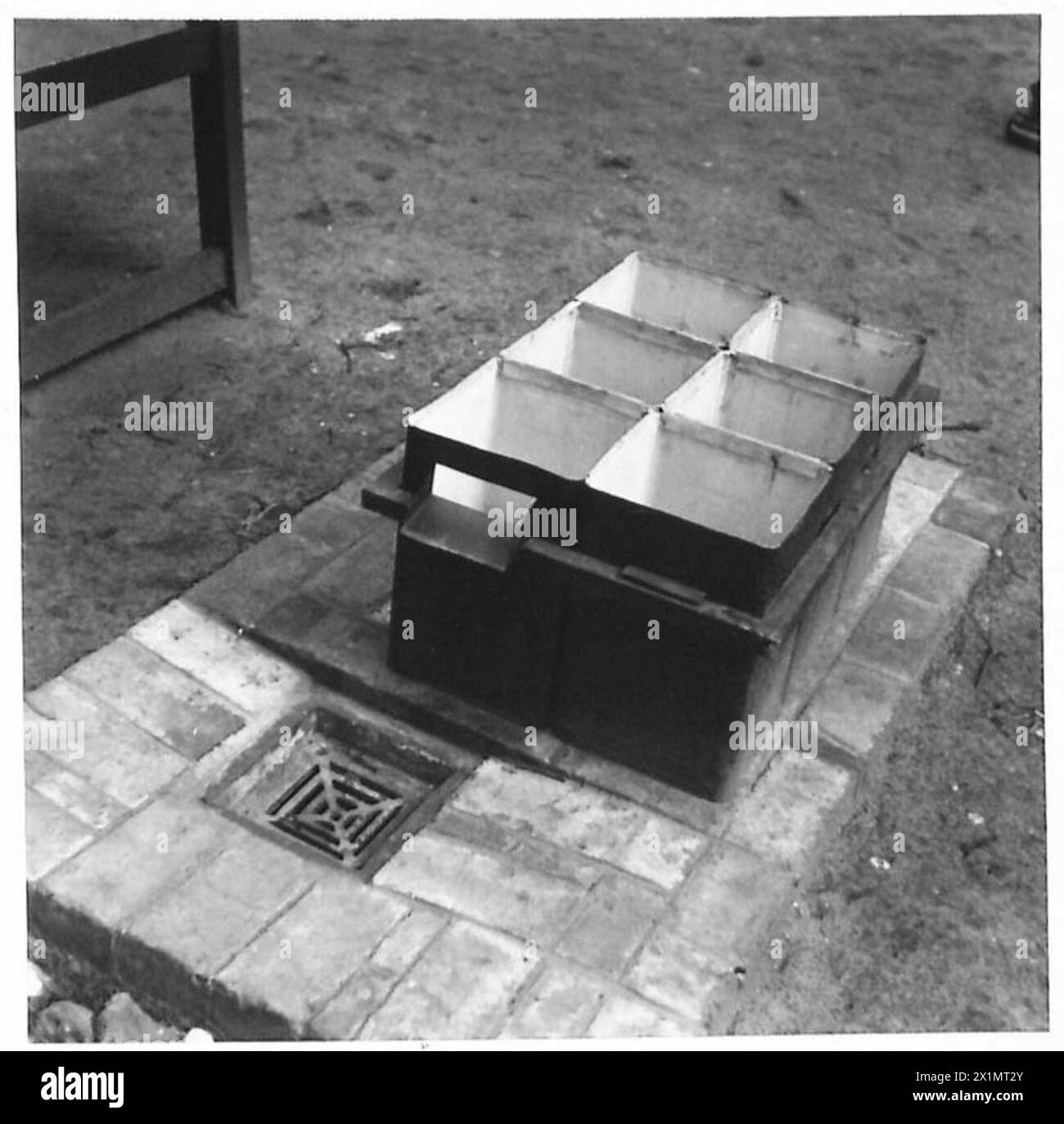 Grease traps Black and White Stock Photos & Images - Alamy