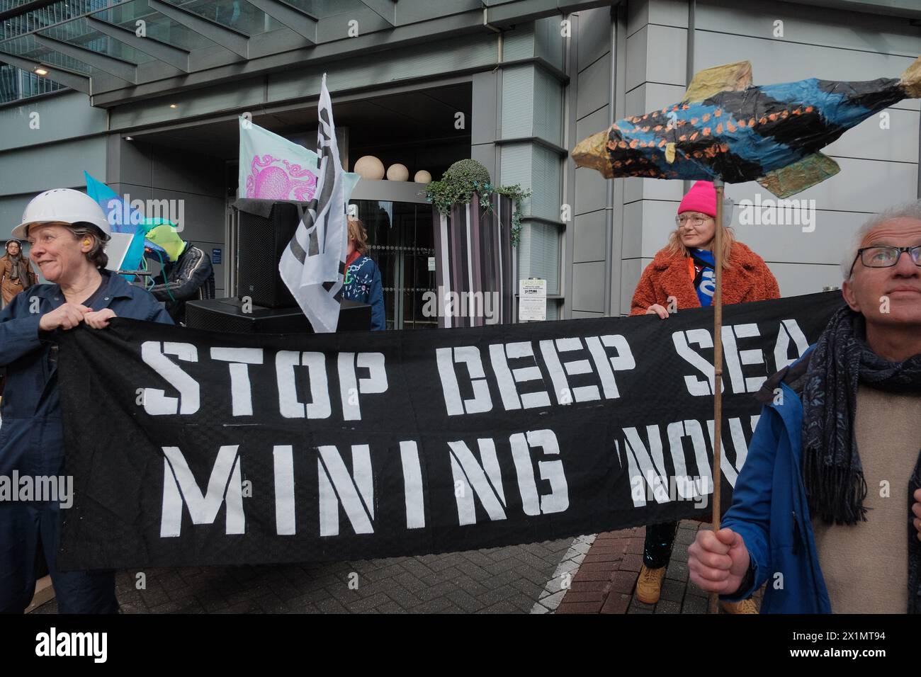 Ocean Rebellion (OR) stages a protest concert against a deep sea mining ...