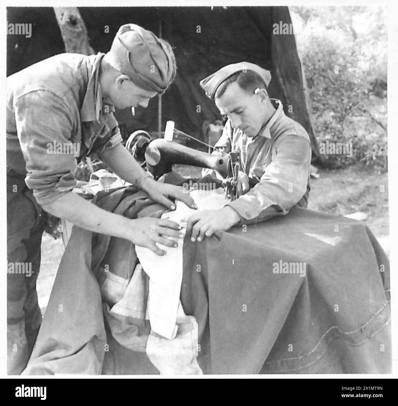 ITALY : EIGHTH ARMY : REME SERIES - Another section is the textile ...