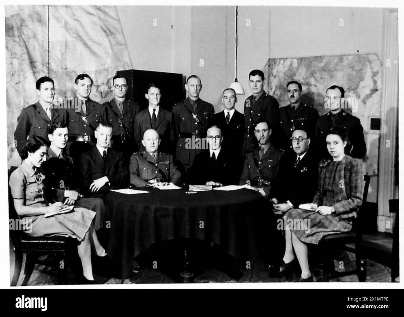 British army council Black and White Stock Photos & Images - Alamy