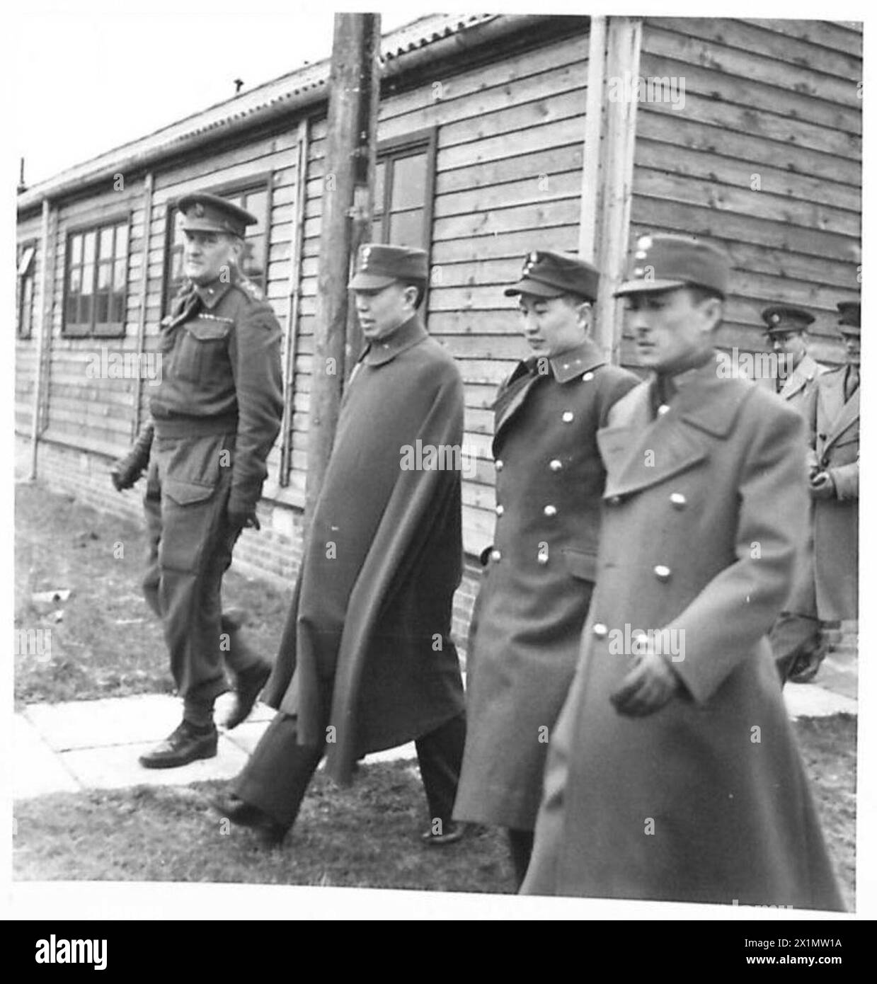 Chinese military delegation visiting a Gunnery Establishment at ...