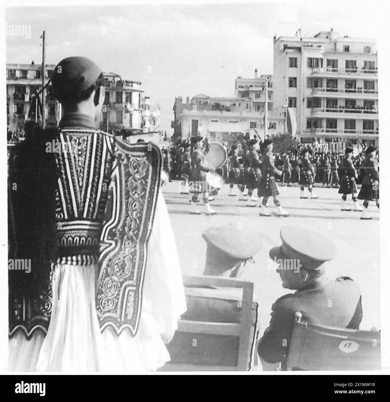 GREECE : ARCHIBISHOP DAMASKINOS AT SALONIKA - A contrast in clothing. A ...