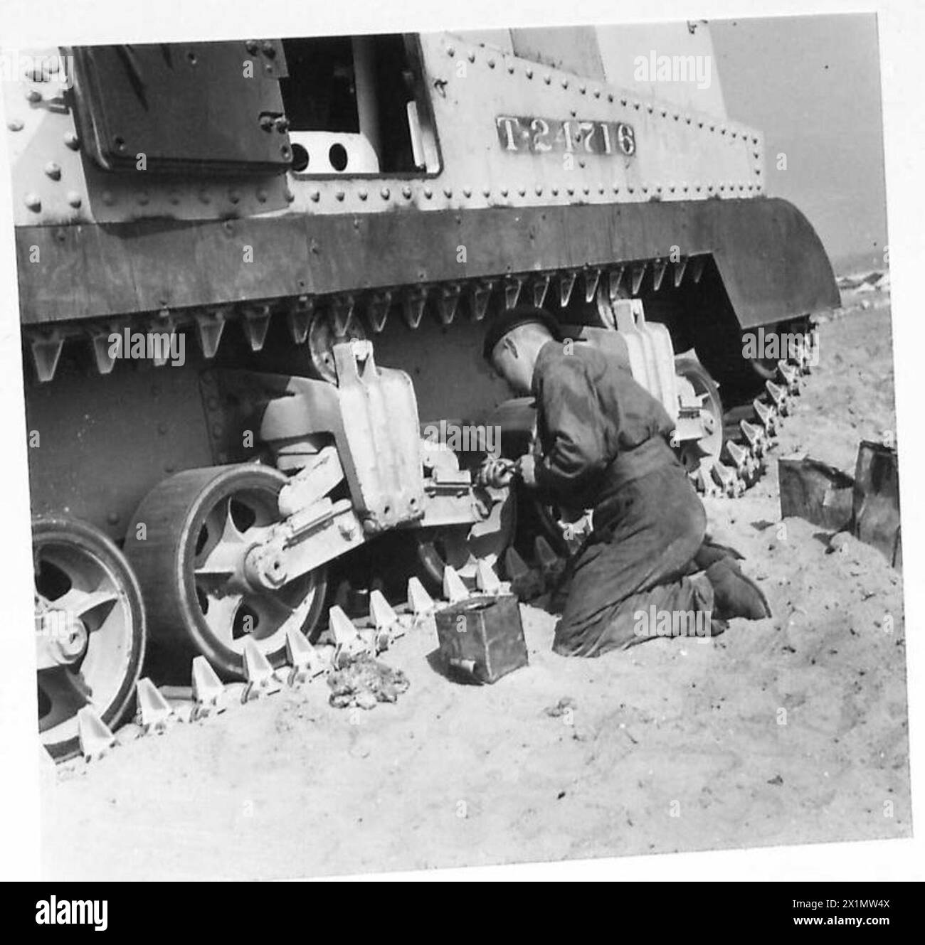 BACK FOR REST AND RE-EQUIPPING - Greasing the suspension of one of ...