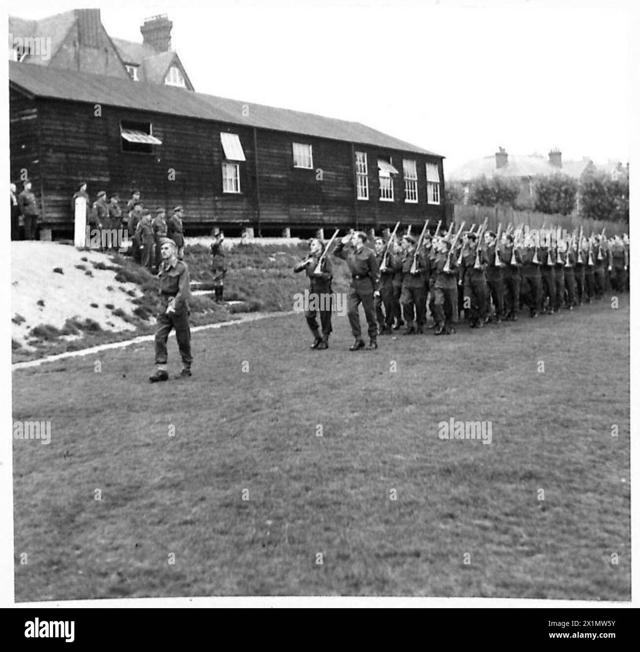 C-IN-C HOME FORCES INSPECTS H.G. & CADETS - The C-in-C with senior ...