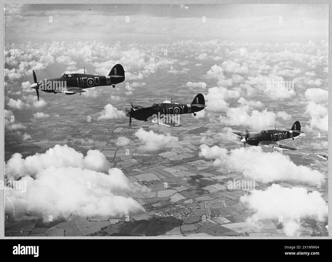 HURRICANE (HAWKER) MARK IIB - 1460 hp Rolls-Royce XX engine. No. 601 ...