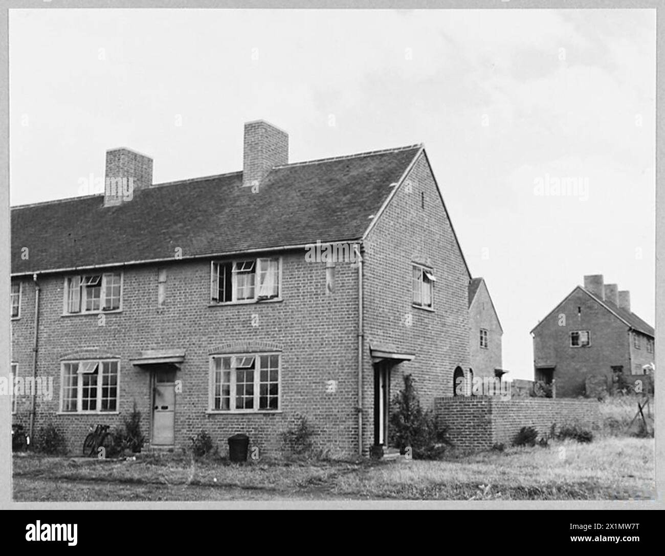 THE R.A.F. STATION, UXBRIDGE - Picture issued 1945 shows - Married ...