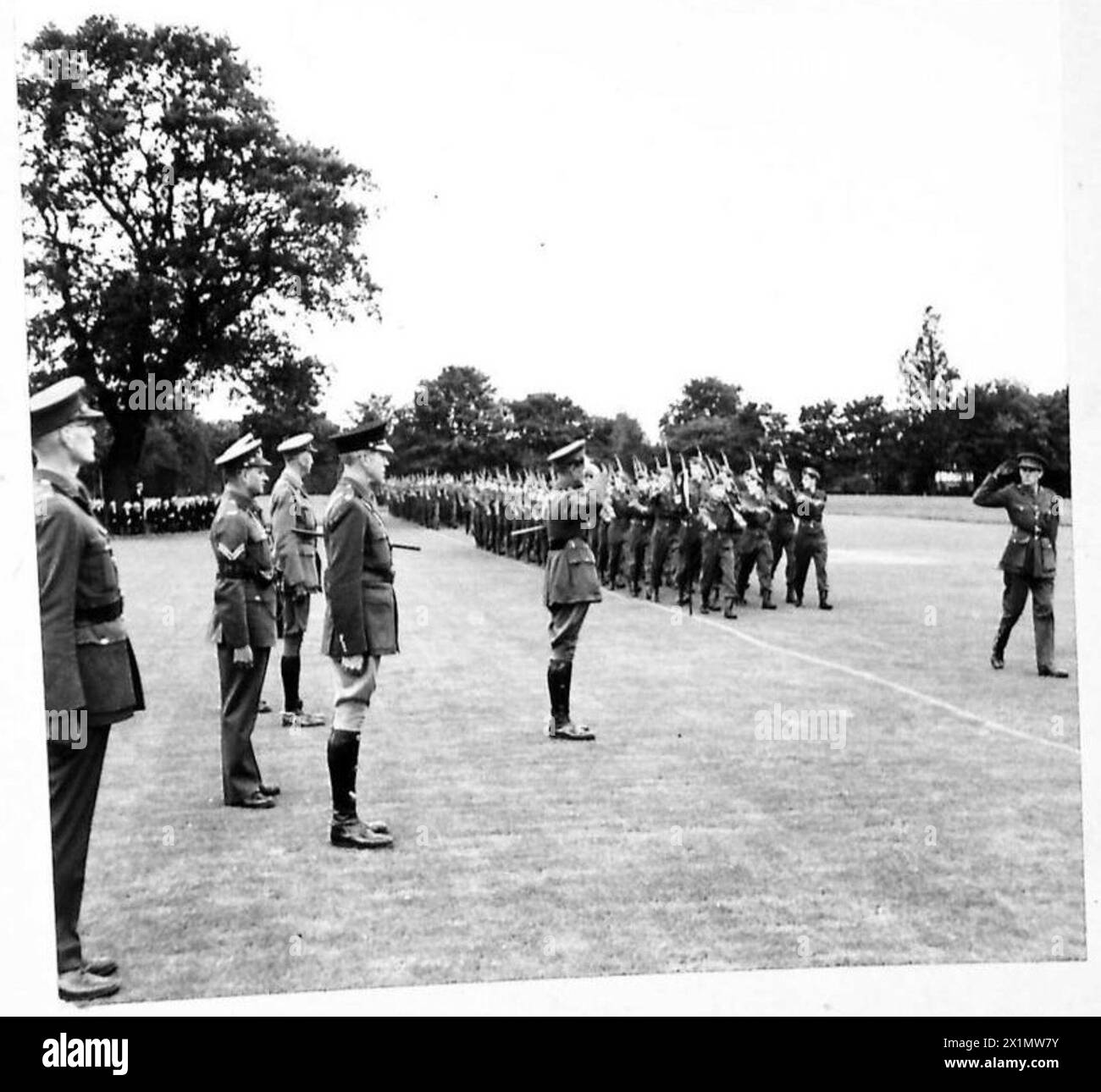 COMMANDER IN CHIEF, HOME FORCES,VISITS HIS OLD SCHOOL - Cadets march ...