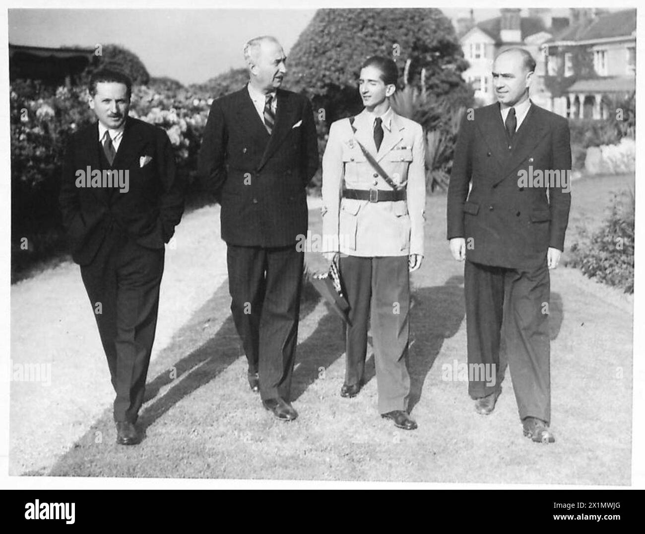 King Peter of Yugoslavia arrives in England with his Prime Minister ...