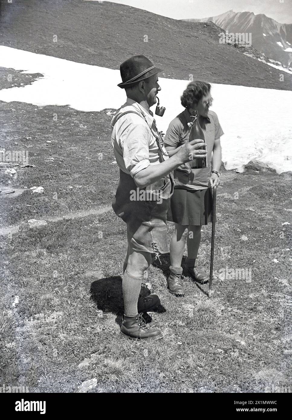 Swiss man smoking pipe in hi-res stock photography and images - Alamy