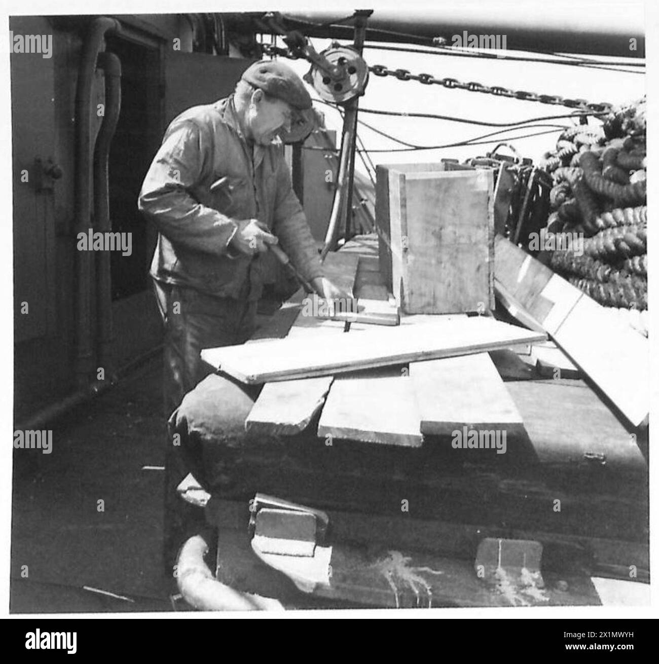 Ship carpenter Cut Out Stock Images & Pictures - Alamy