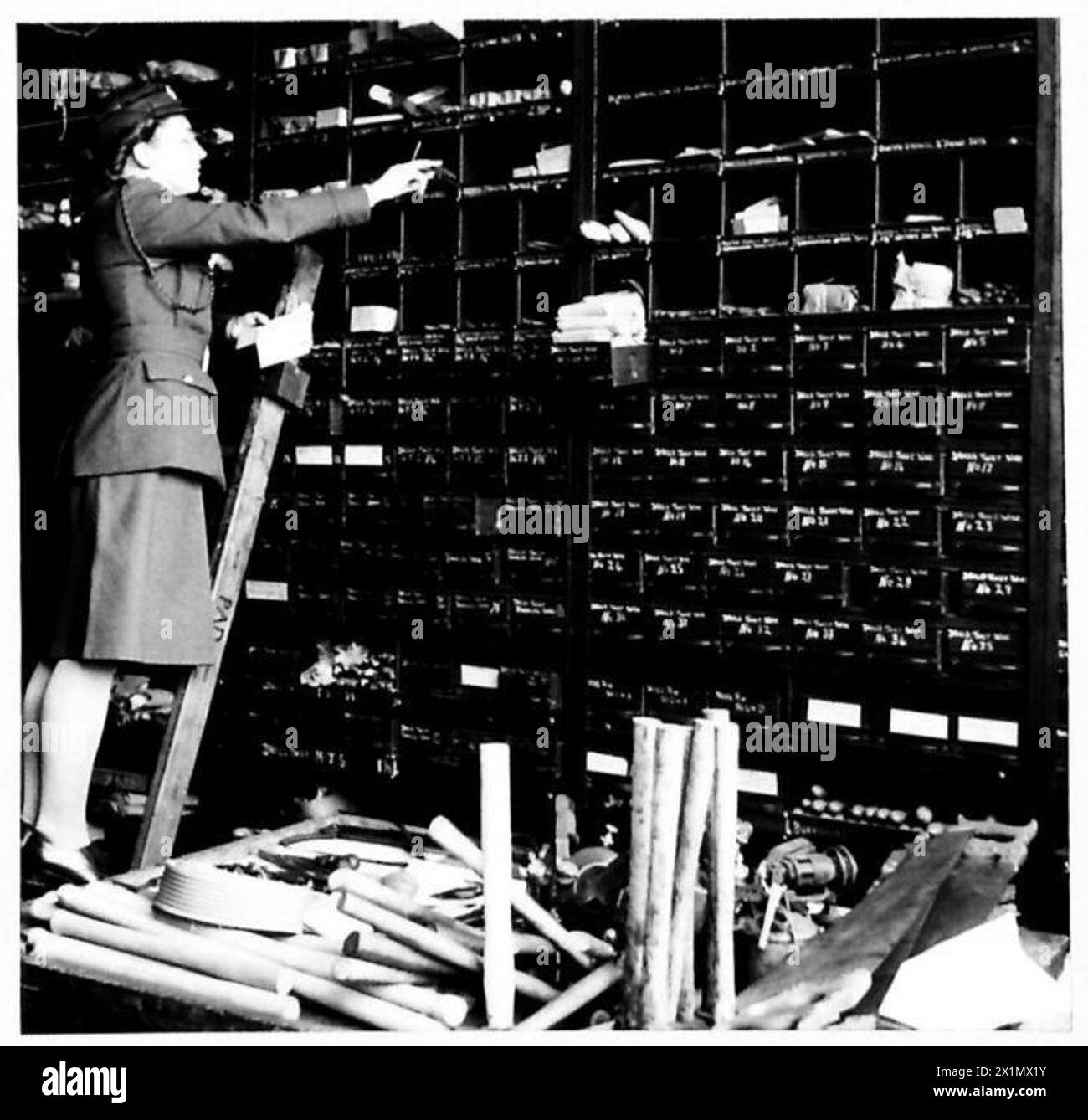 Ordnance depot operations Black and White Stock Photos & Images - Alamy
