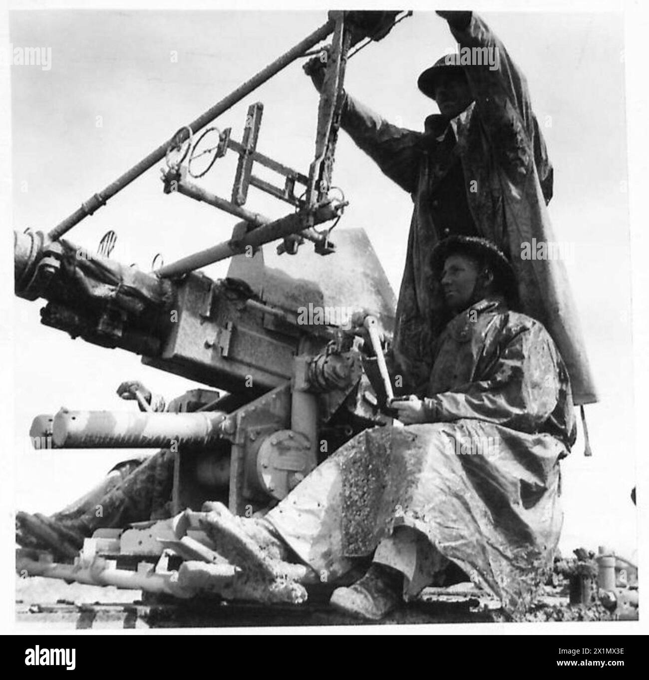 Light anti aircraft unit Black and White Stock Photos & Images - Alamy