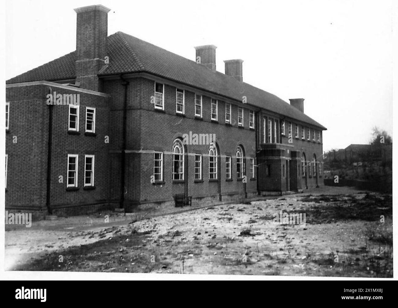 A general view of the Sergeants' Mess at British Army fortifications ...