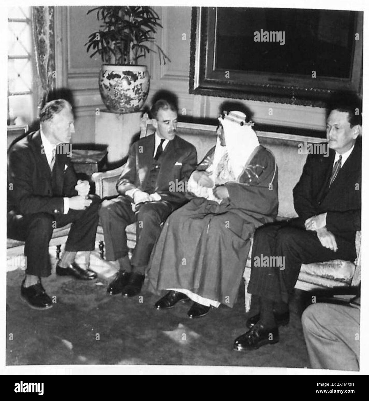 During his visit to Cairo, Emir Fawaz al-Shaalan dined at the Mohamed ...