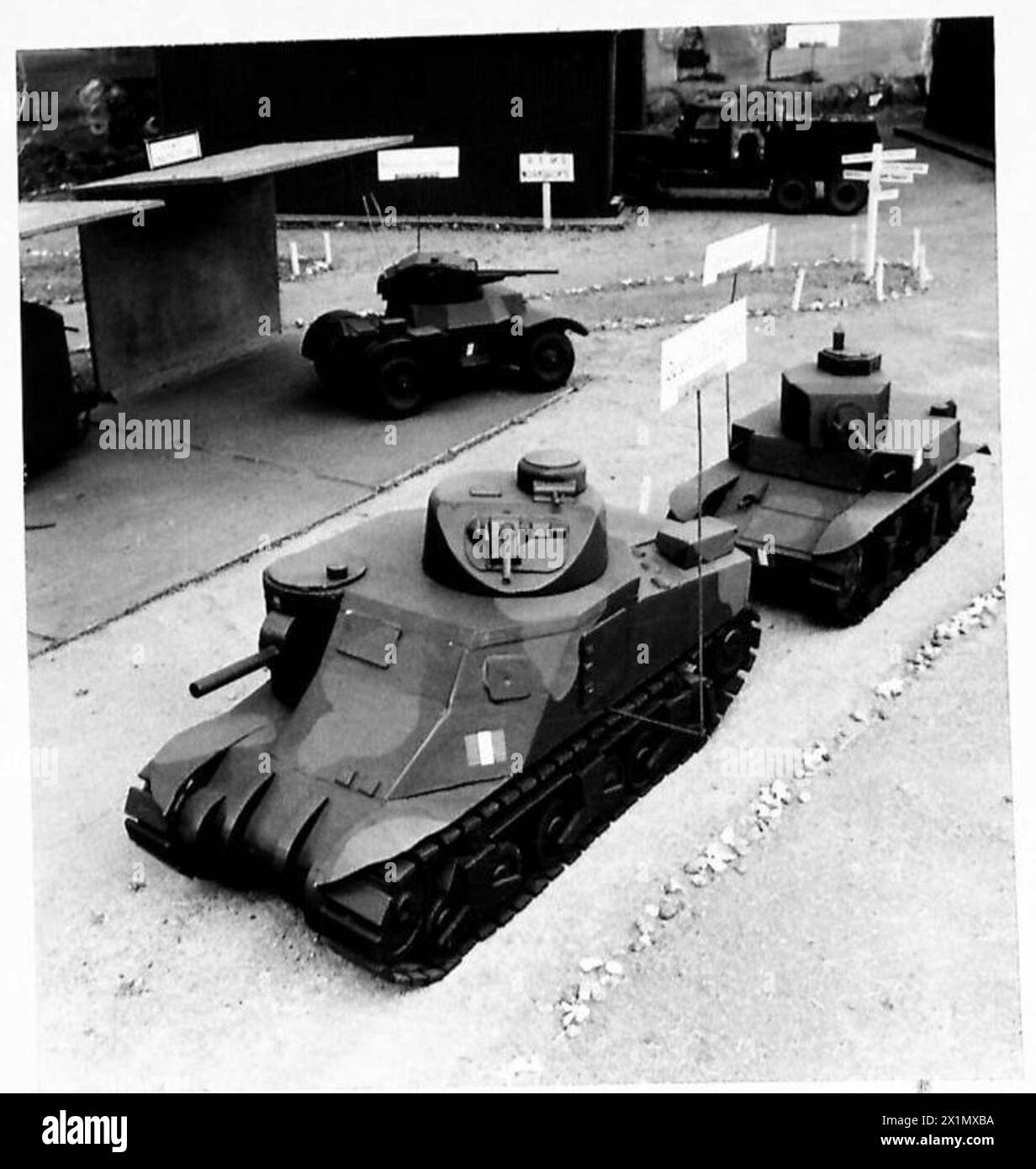 The Royal Army Ordnance Corps (RAOC) Model Reserve Depot is displayed ...