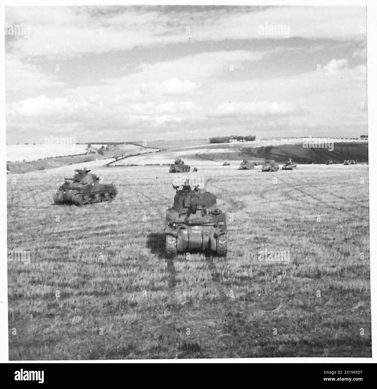 LARGE SCALE EXERCISE - A general view of the landscape with American ...