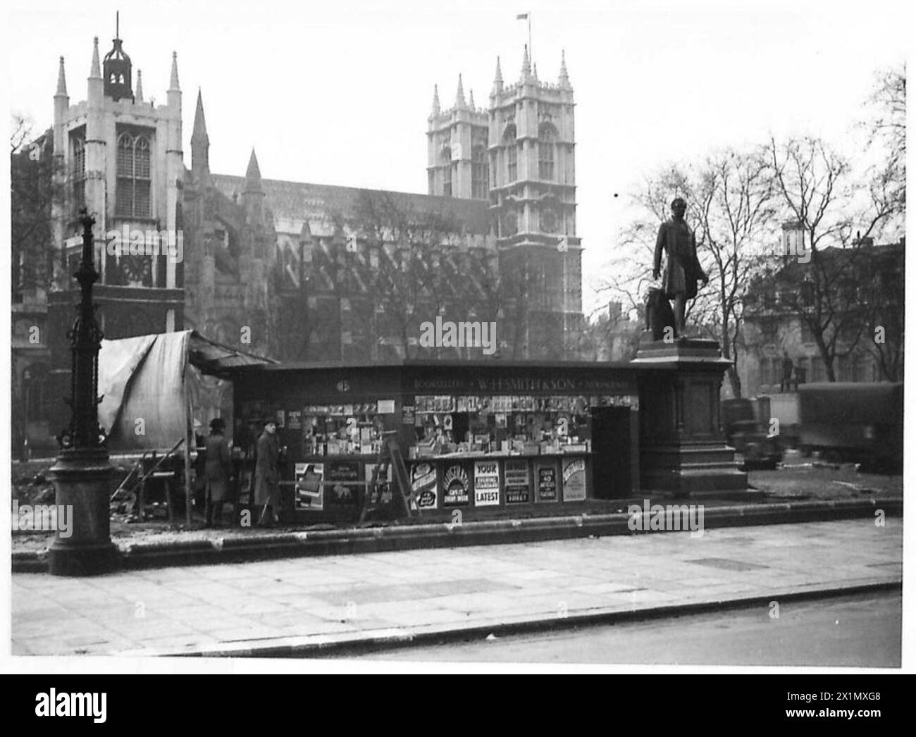 CAMOUFLAGE - The new blockhouse in Parliament Square, British Army ...