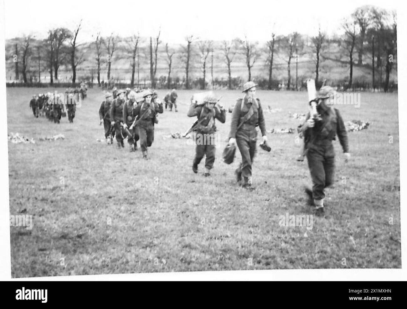 NORWEGIAN TROOPS IN TRAINING - Some of the Norwegians proceeding to the ...