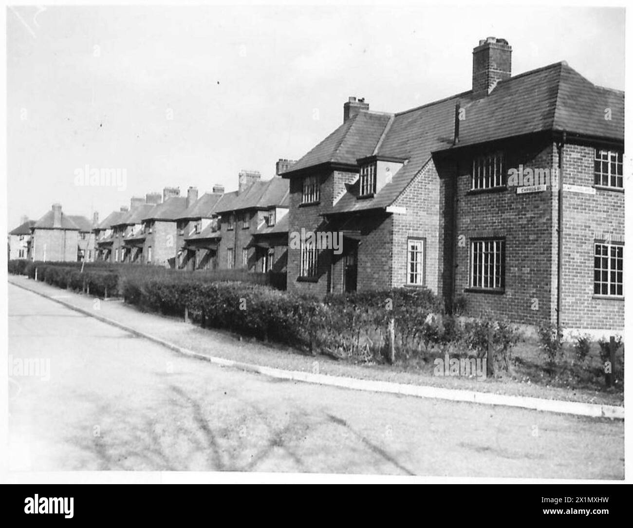ARMY BUILDINGS IN THE ALDERSHOT COMMAND - Married quarters at Blackdown ...