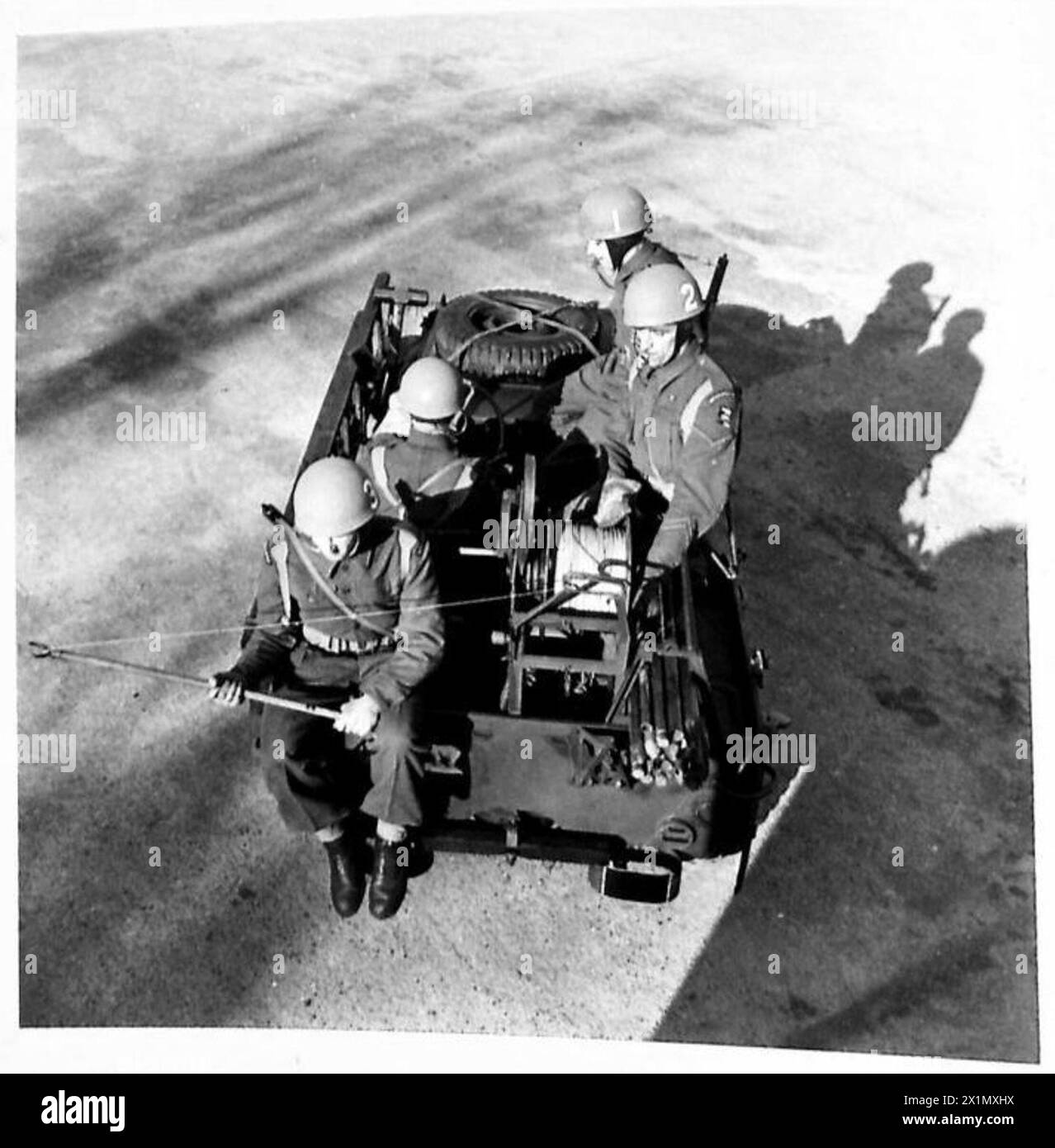 CABLE LAYING JEEP - The jeep which Royal Corps of Signals have adapted ...