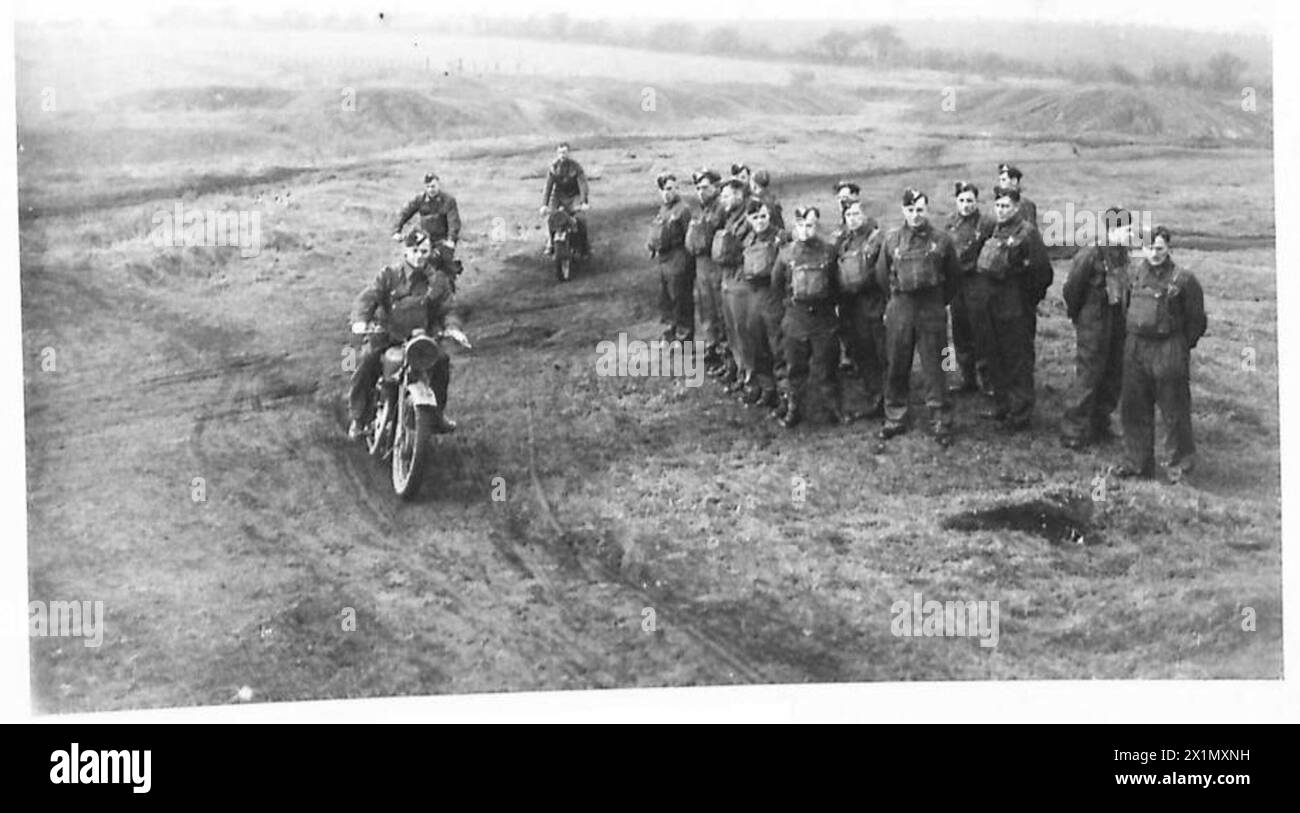 TRAINING AN ARMY DRIVER - A first run round the rough track, British ...