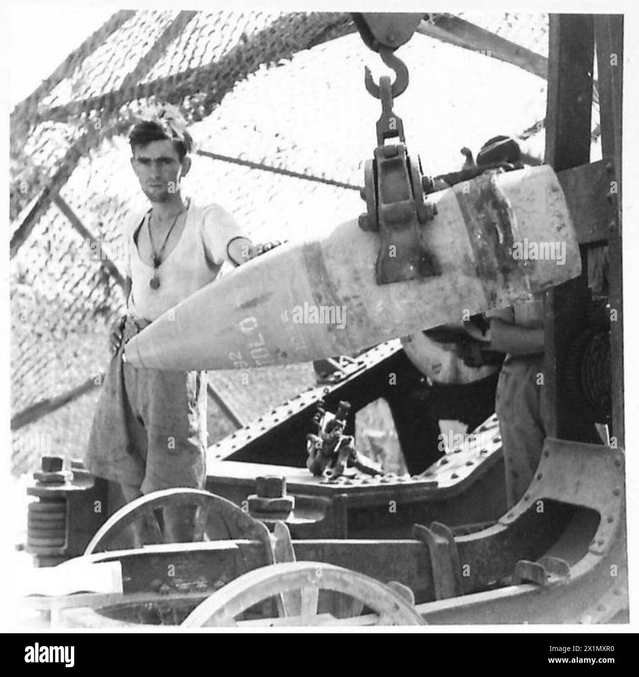 CAPTURE COASTAL GUNS GORNALUNGA, NEAR GATANIA - Ammunition for the gums ...