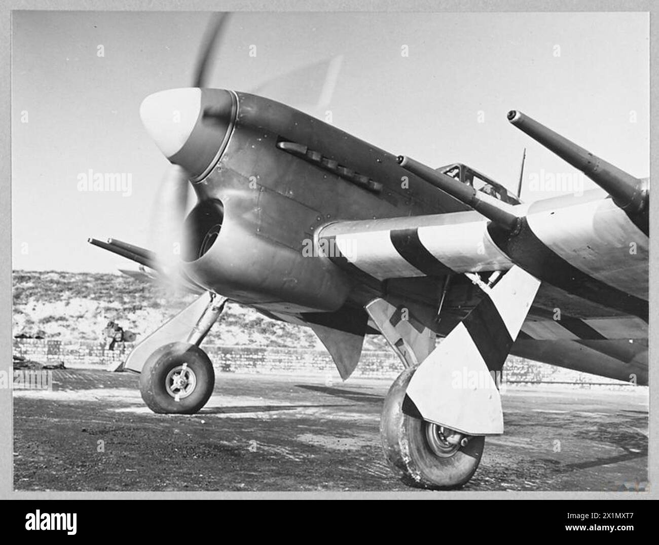 Close-up view of the Typhoon fighter aircraft showing its four wing ...