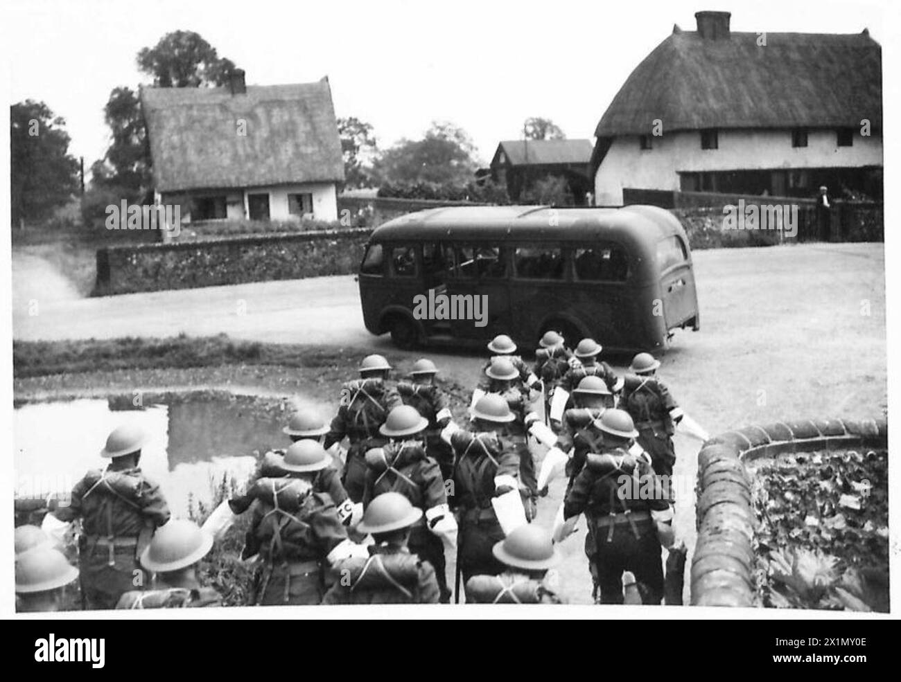 THE NEW TRAFFIC CONTROL ARMY UNIT - Traffic Control men rushing out ...