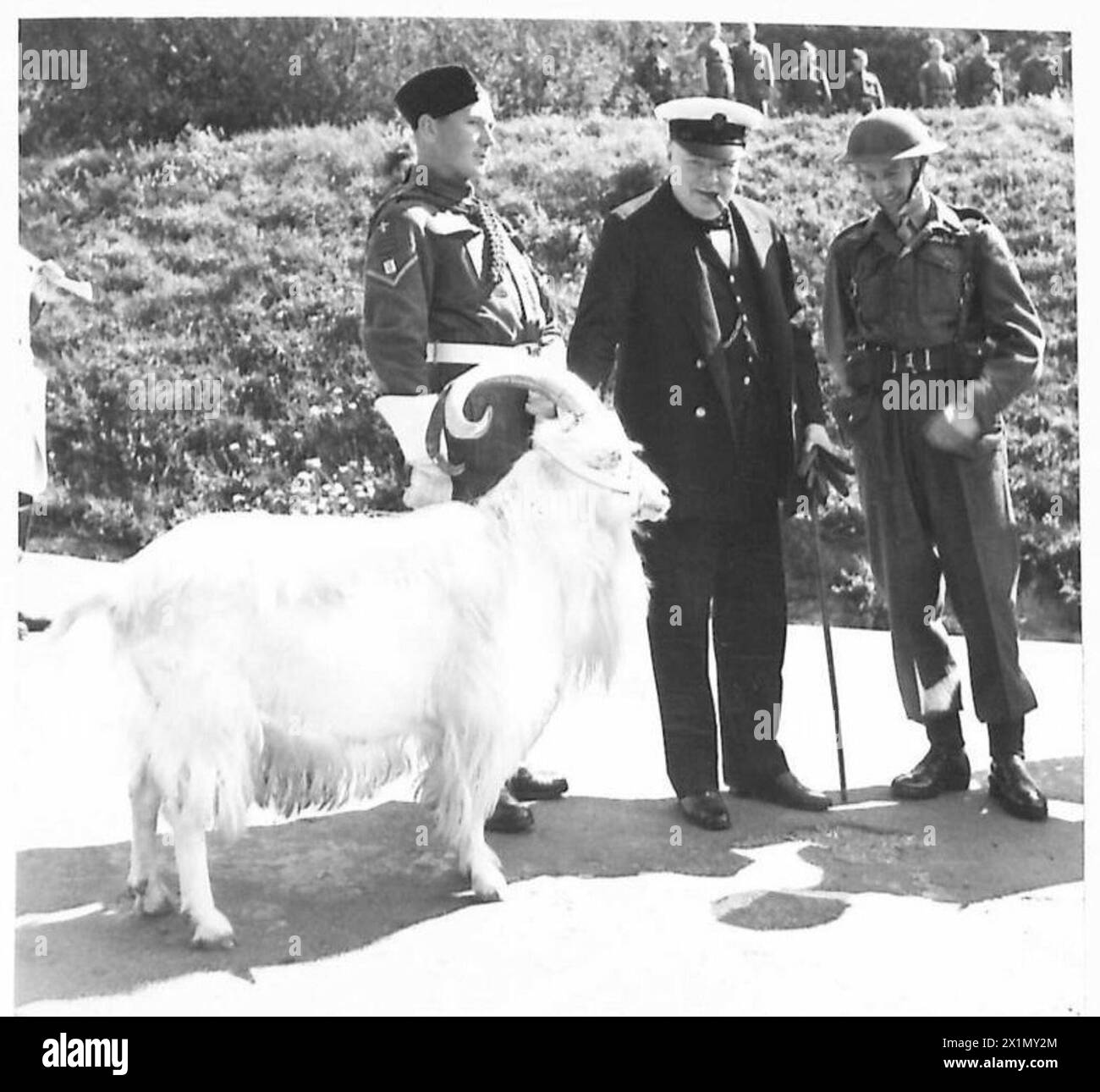 THE BRITISH ARMY IN BRITAIN, 1939-1945 - Photograph taken during a ...