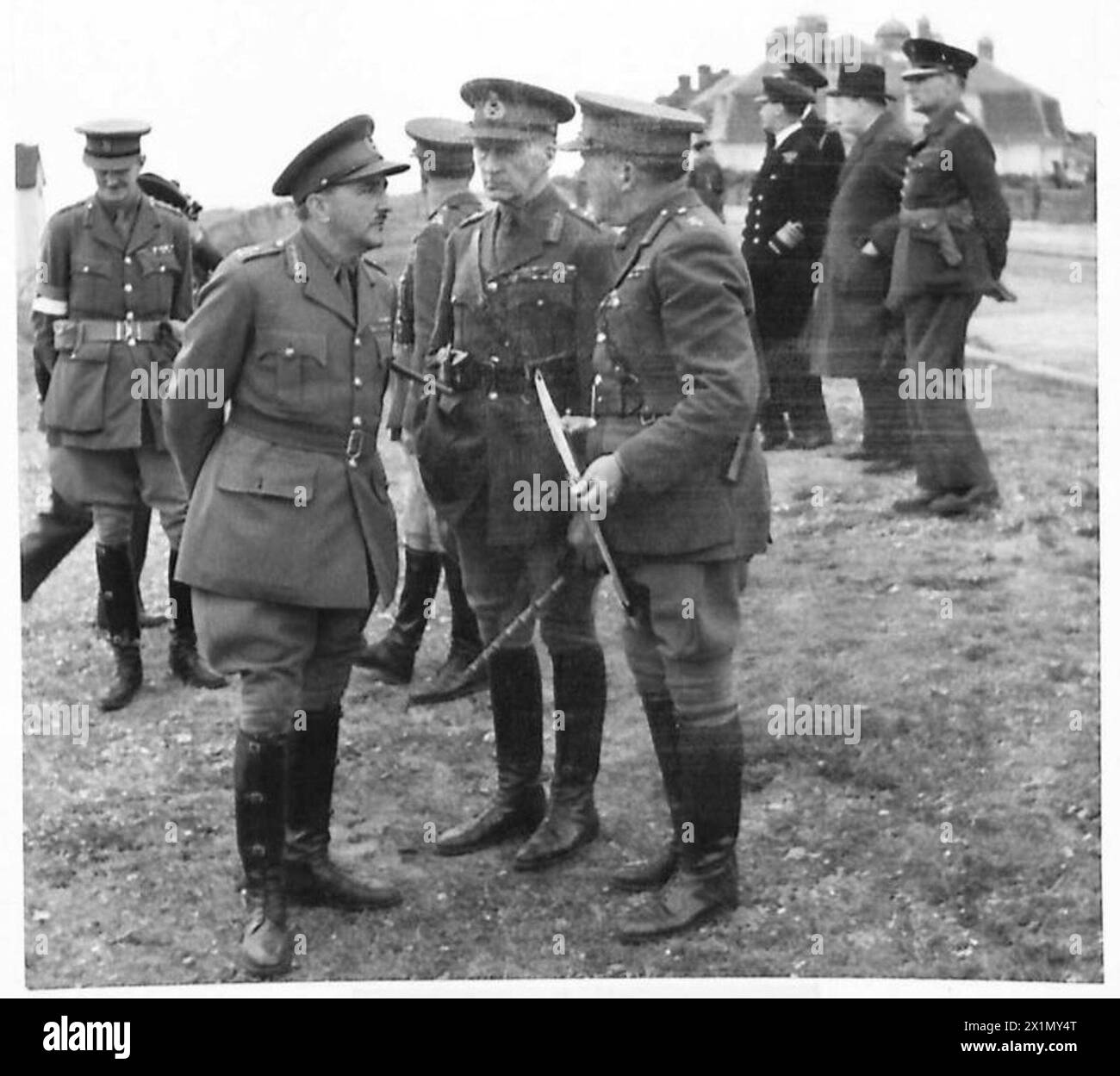 PRIME MINISTER VISITS DEFENCES - General Sir Alan Brooke, General Sir ...