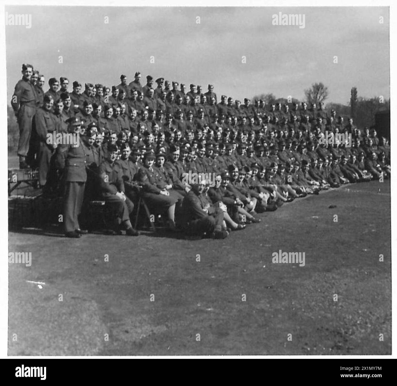 GROUP PHOTOGRAPHS OF RASC PERSONNEL - Group photograph of personnel ...