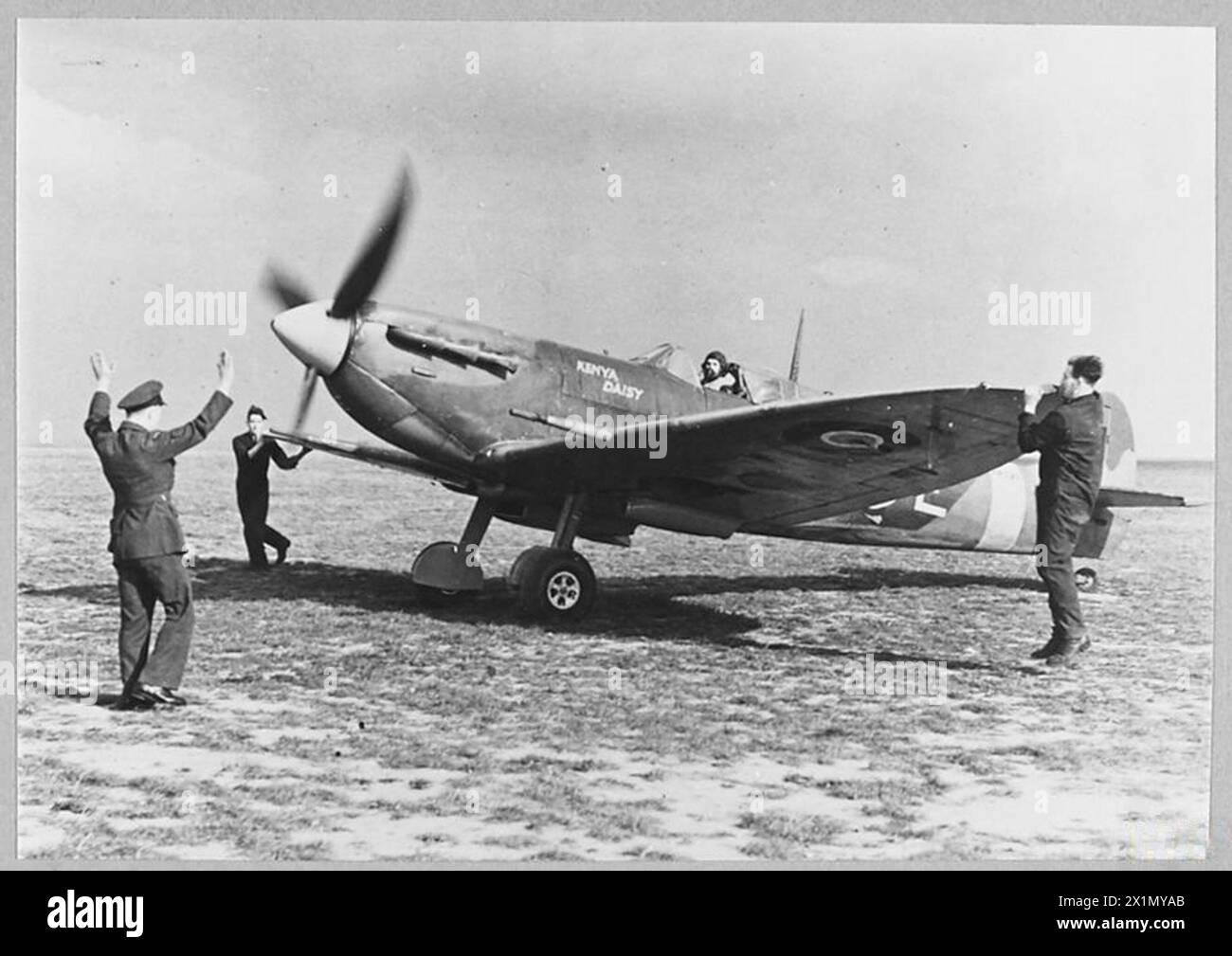 SPITFIRES DONATED BY KENYA CHIEFS IN OPERATION WITH R.A.F. - 7678. The ...