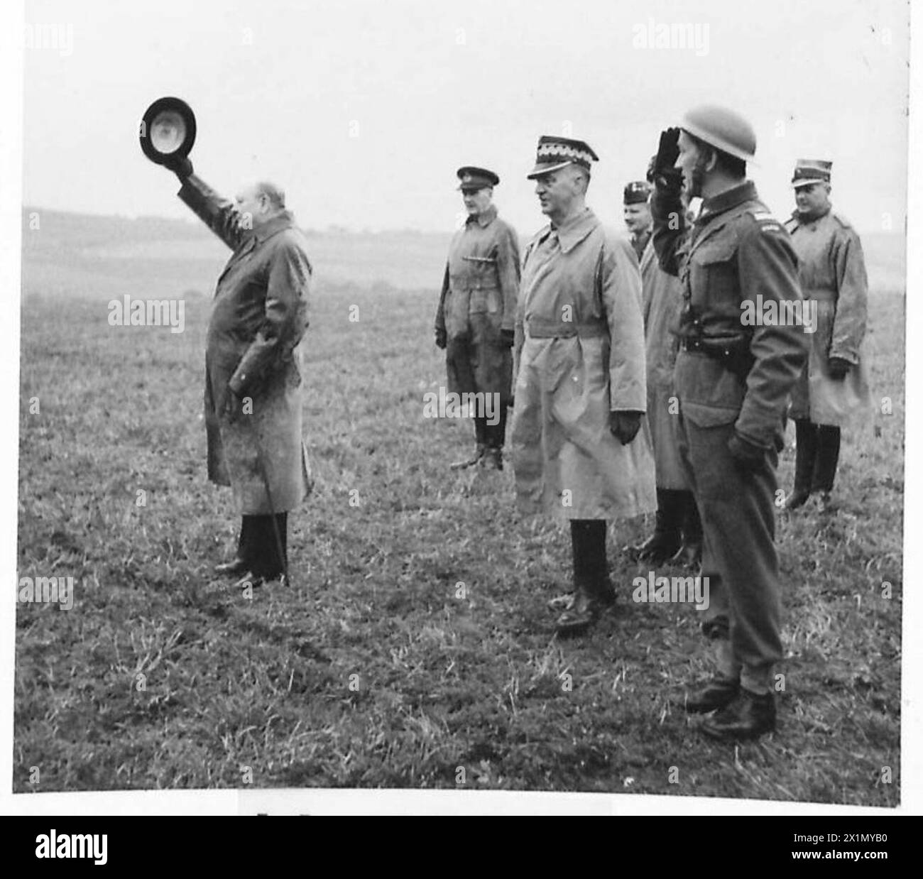 Winston churchill with a rifle hi-res stock photography and images - Alamy