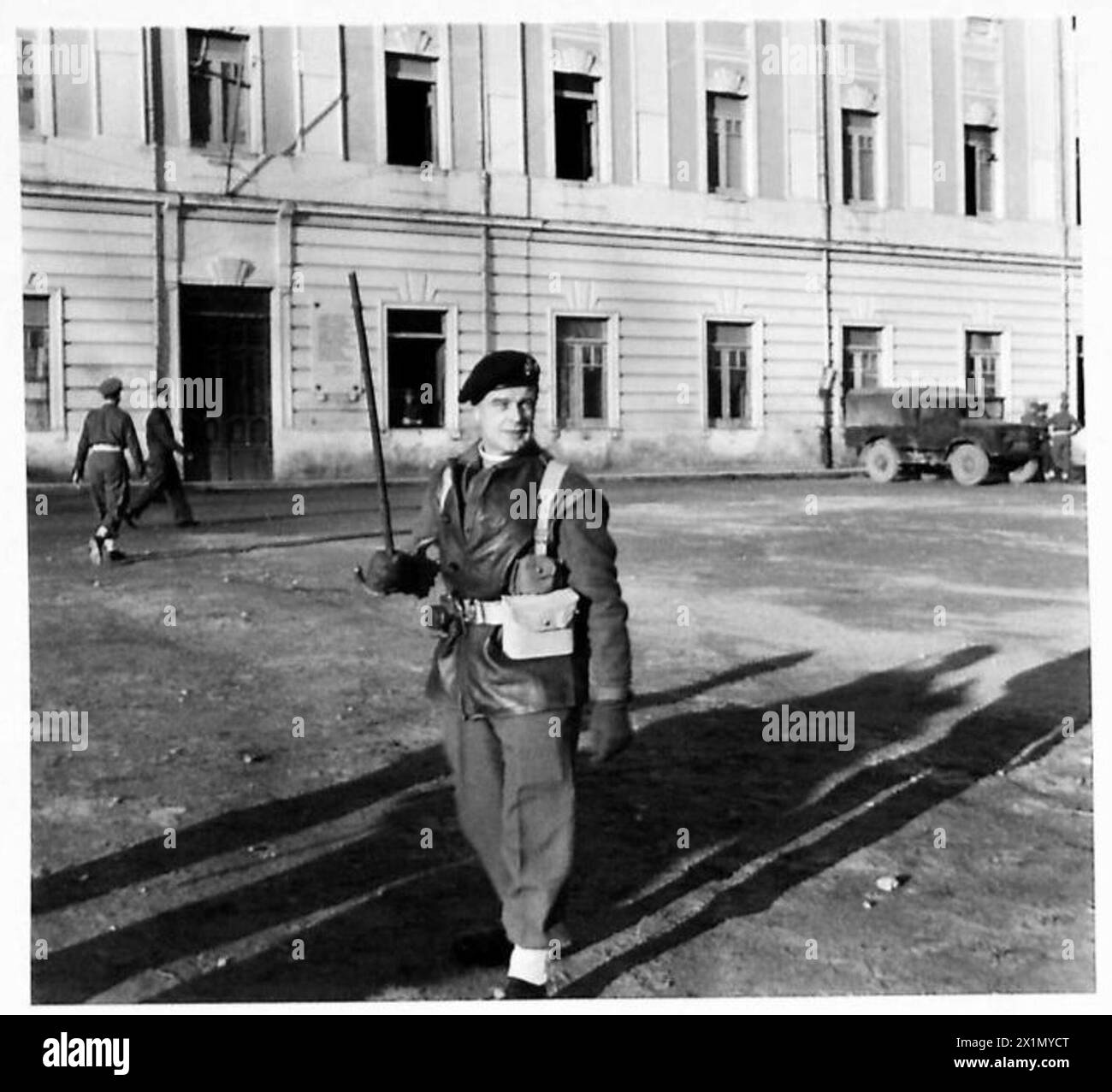 Captain J. Hamilton, chaplain of the 1st Battalion, Scots Guards ...