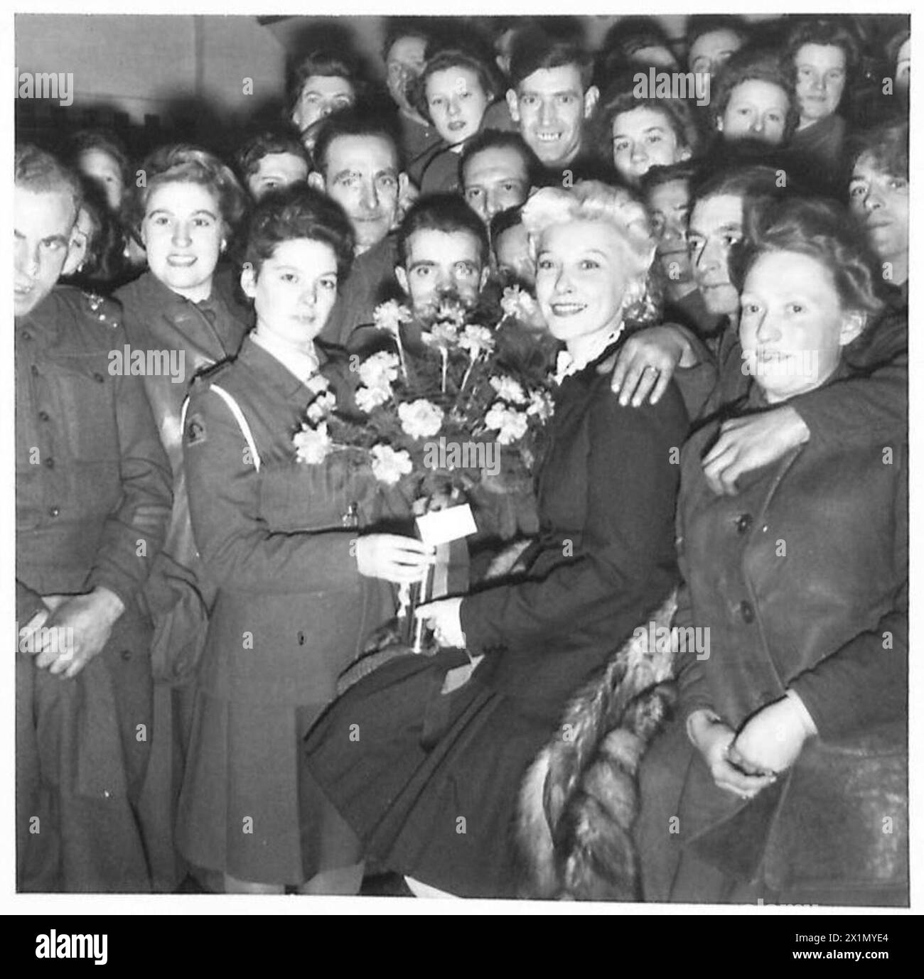 MISS FRANCES DAY ENTERTAINS THE TROOPS - Private Dilys Brown of ...