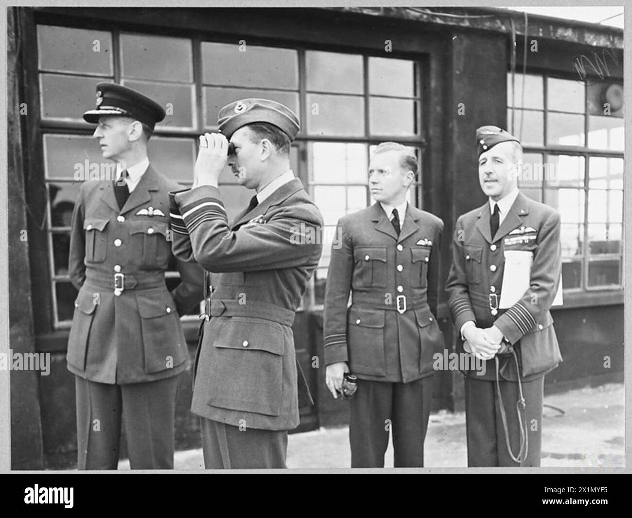 DUKE OF GLOUCESTER VISITS R.A.F. STATIONS, SOUTH WALES. - 10102 ...