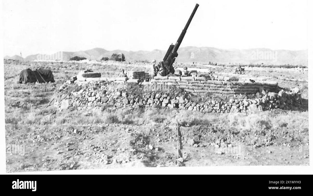 PICTURES FROM GREECE - Anti-aircraft guns erected for defence of the ...