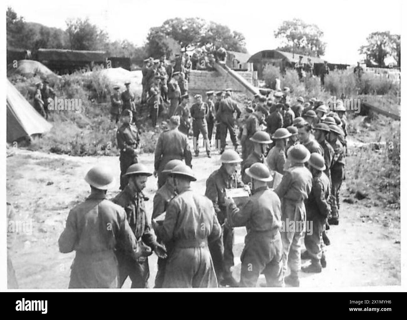 HANDLING PETROL AT A "COAST LANDING" - After leaving the chute petrol ...
