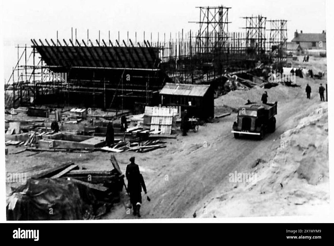 SPECIAL ASSIGNMENT FOR D.TN. - View of a Phoenix in the shipyard ...