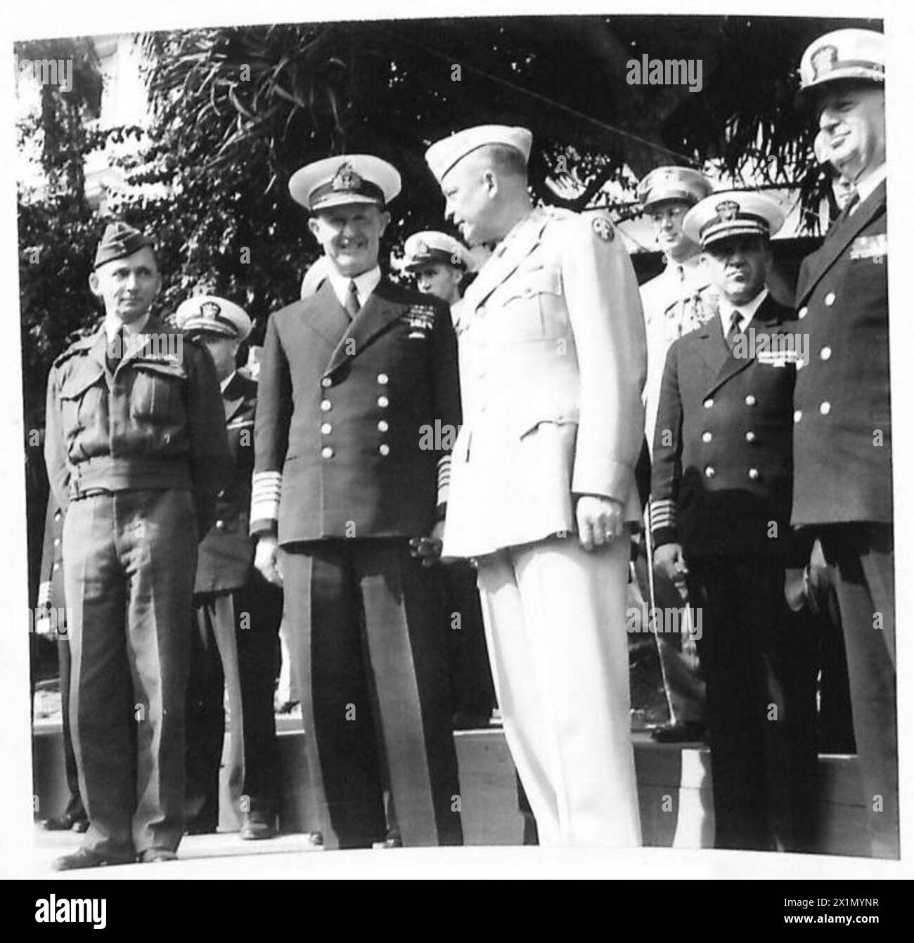 FAREWELL CEREMONY IN HONOUR OF ADMIRAL CUNNINGHAM - General Eisenhower ...
