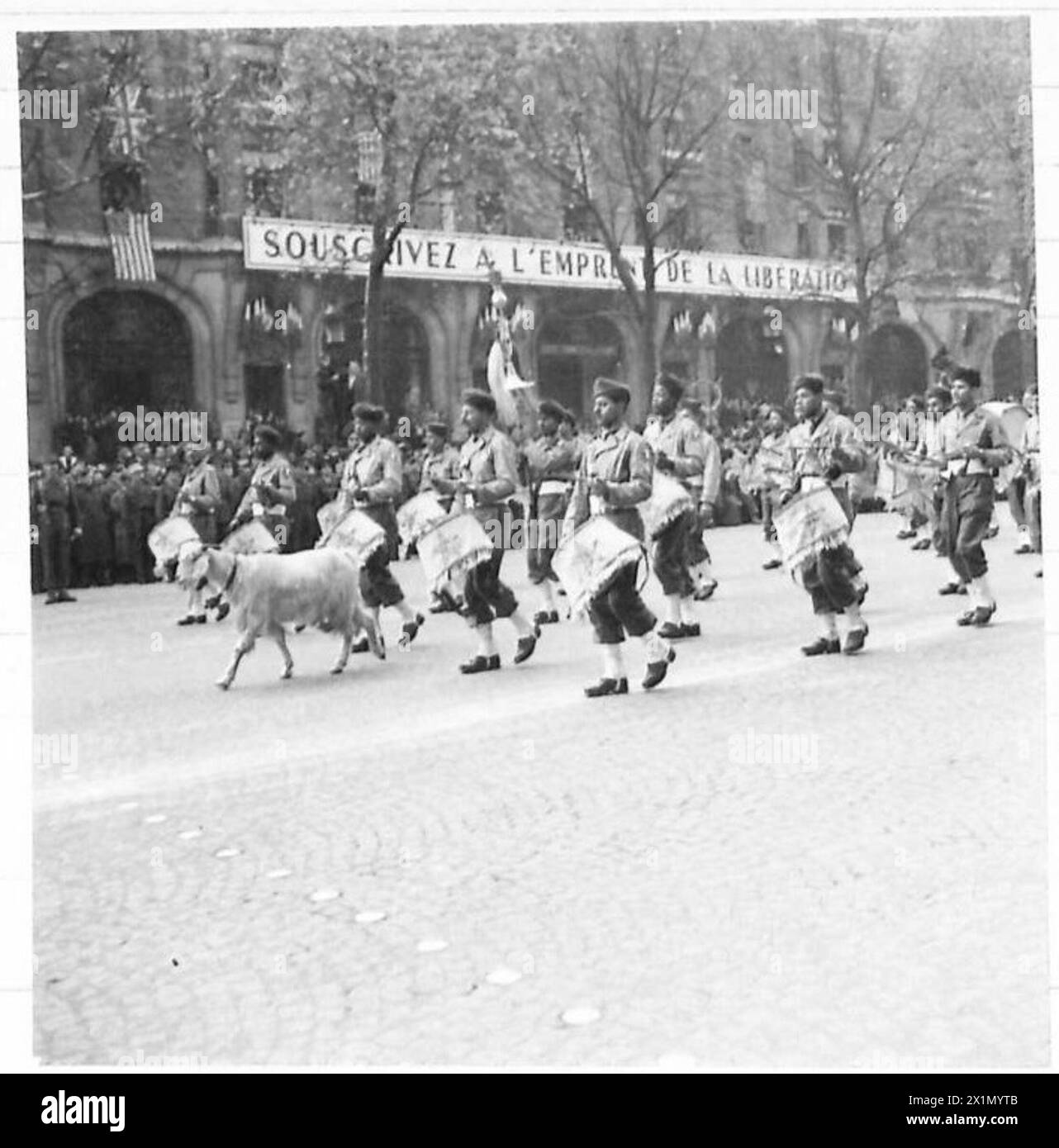 MR. CHURCHILL AT FRENCH ARMISTICE DAY PARADE - French Algerian troops ...