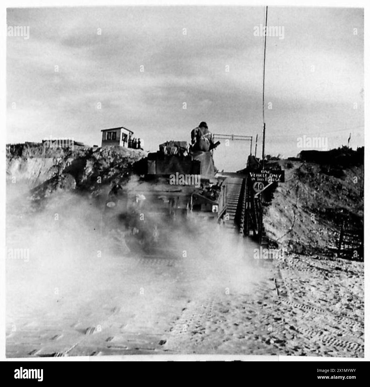 THE POLISH ARMY IN THE NORMANDY CAMPAIGN, 1944 - A Sherman tank of the ...
