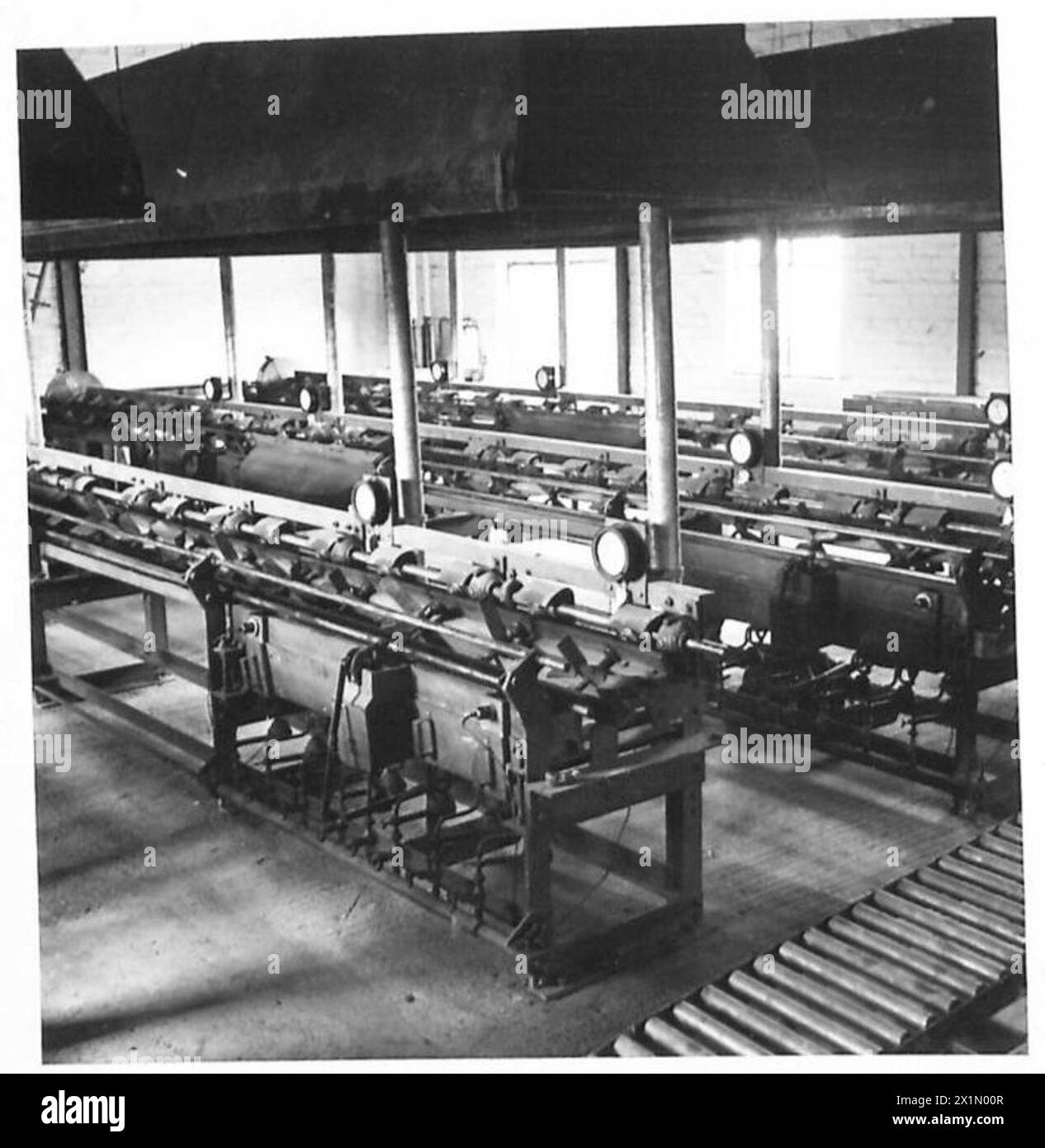 Machinery is operated in a can factory near Gloucester, overseen by ...
