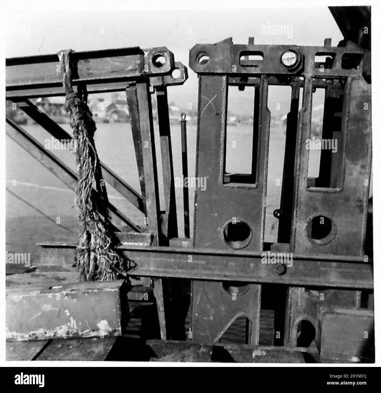 BAILEY BRIDGES - A section of the Bailey Bridge, British Army Stock ...