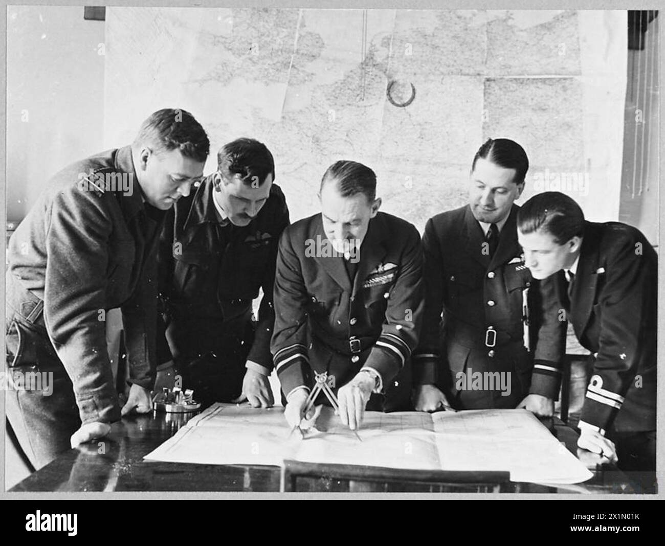 A mining operation is planned and coordinated by senior RAF and naval ...