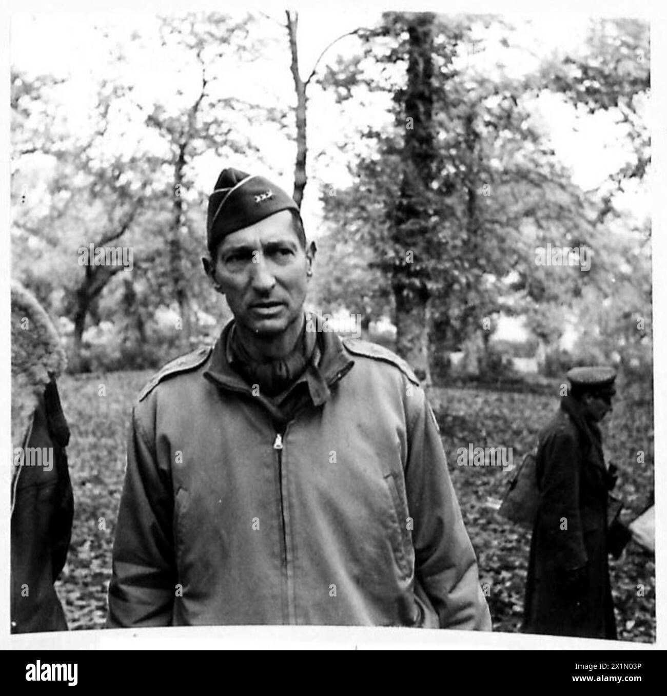 General Mark W. Clark, Commander of the British Fifth Army, visits the ...