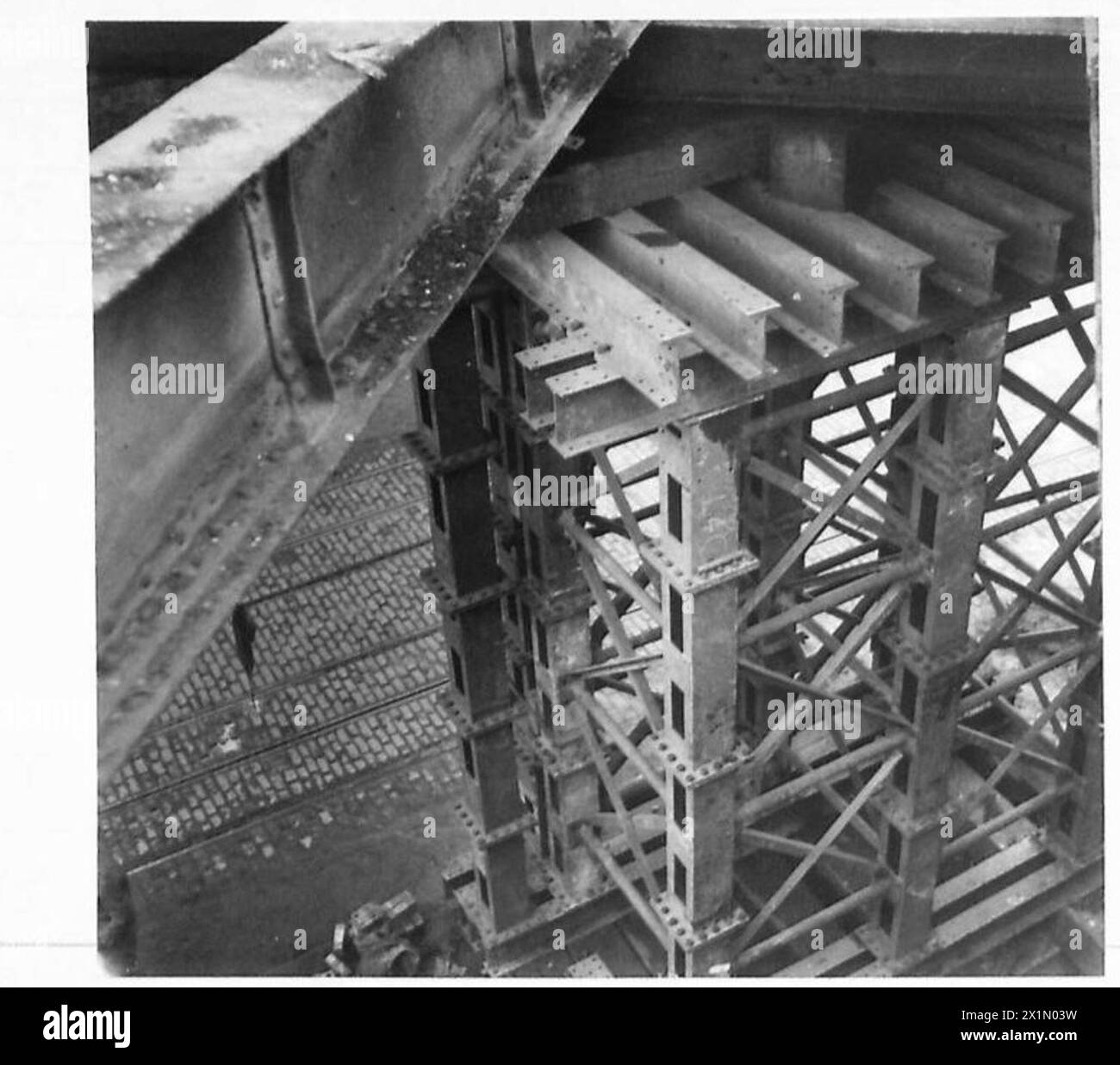ROYAL ENGINEERS REPAIR DAMAGED RAILWAY BRIDGES - Southern Railway ...