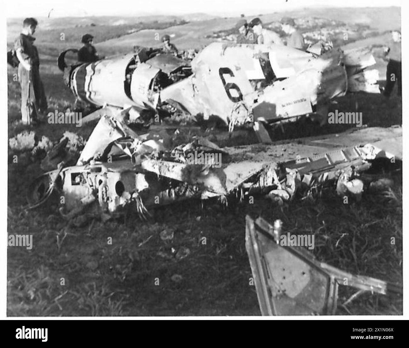 Wreckage german 109 aircraft hi-res stock photography and images - Alamy